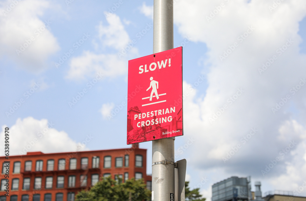 yellow pedestrian sign, a universal symbol of safety and shared space ...