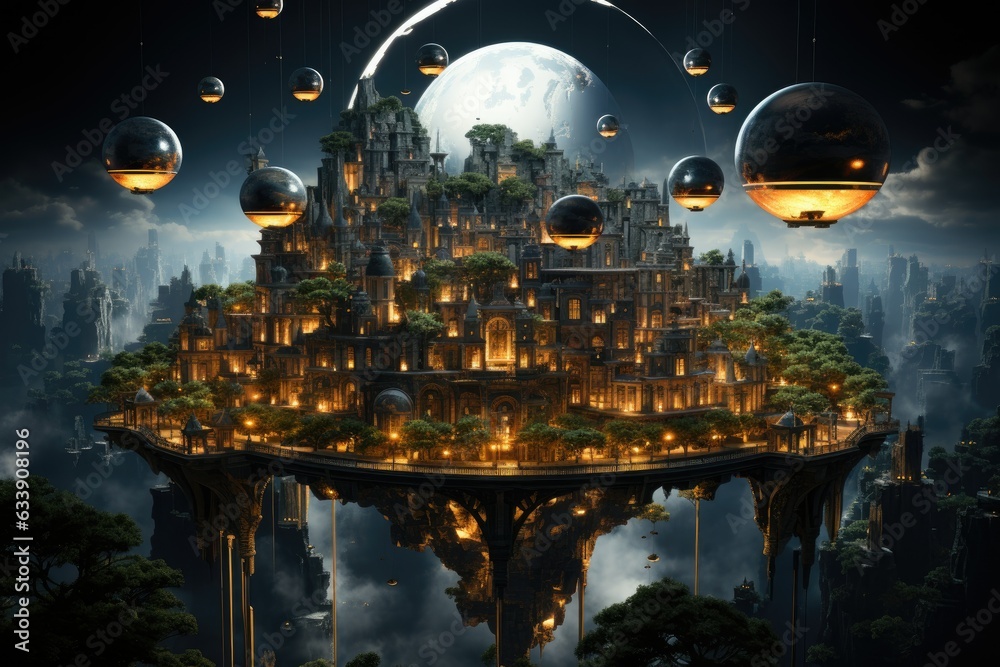 Cloud-Bound Reverence: A Captivating Snapshot of an Ancient Temple High ...