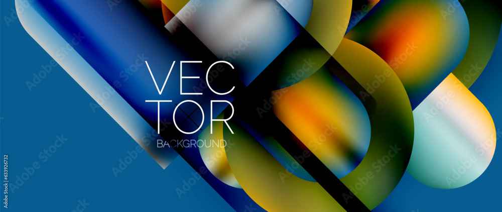 Geometric shapes fluid gradient abstract minimal background for various purposes, including ...