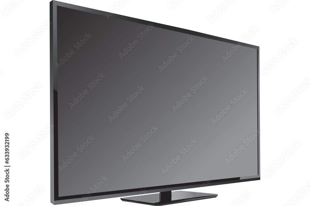 Digital png illustration of tv set on transparent background Stock ...