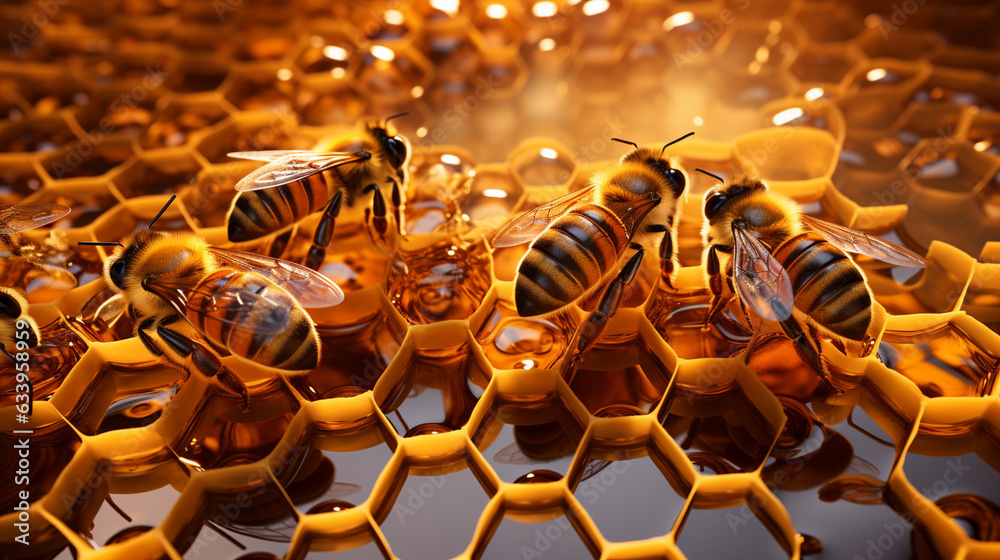 Beehive Architecture: An up-close look at the hexagonal pattern of ...