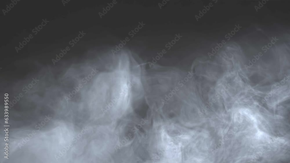 Vidéo Stock Abstract white smoke in slow motion. Smoke, Cloud of cold ...