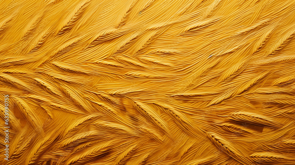 Breadbasket: An aerial view of a thriving wheat farm, showing the ...