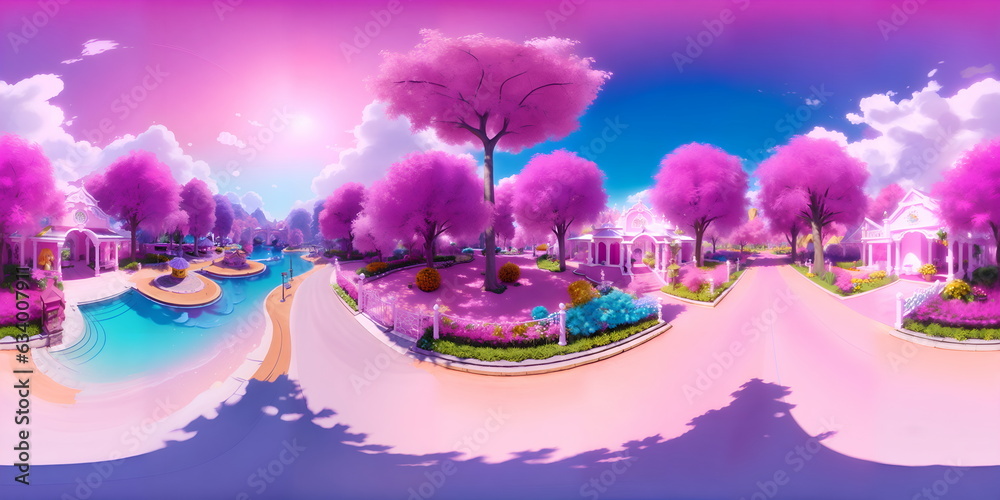 360 degree Panoramic Background - Generative ai, üretken yapay zeka ...