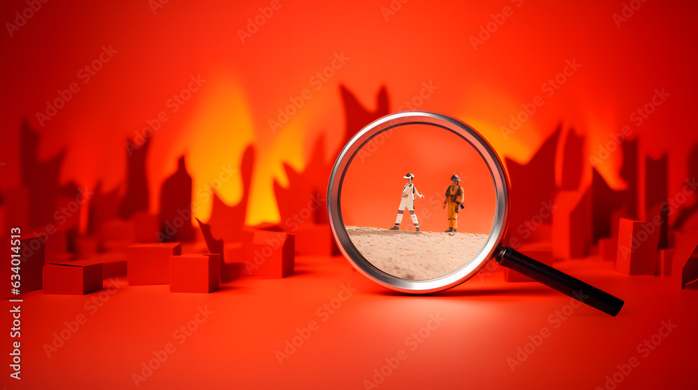 Fire surveillance inspection indicator and fire fighting with ...