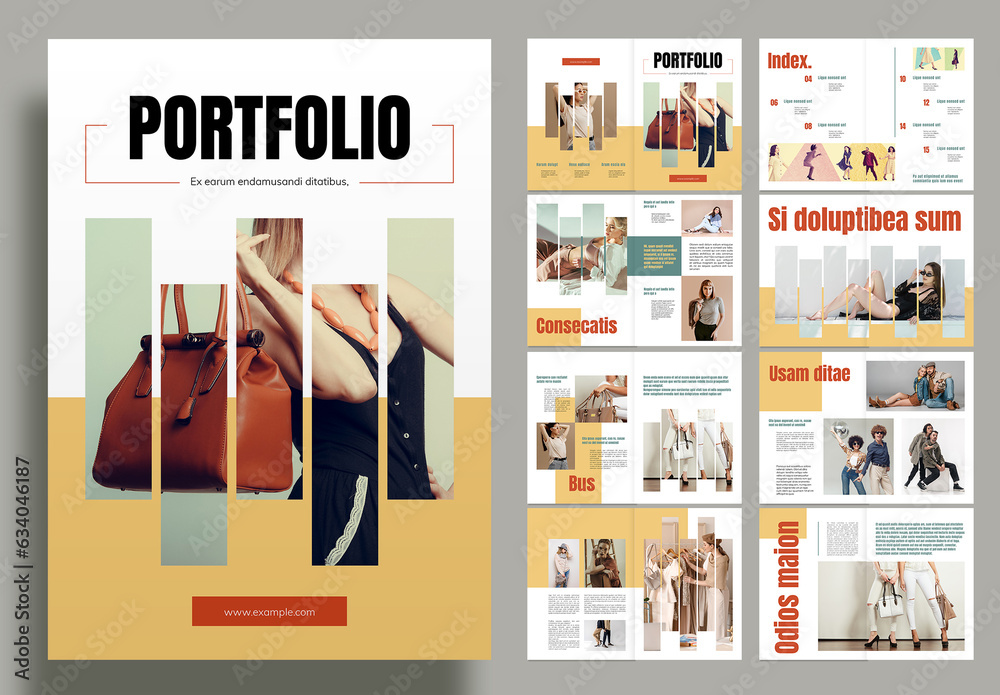 Portfolio Layout Stock Template | Adobe Stock