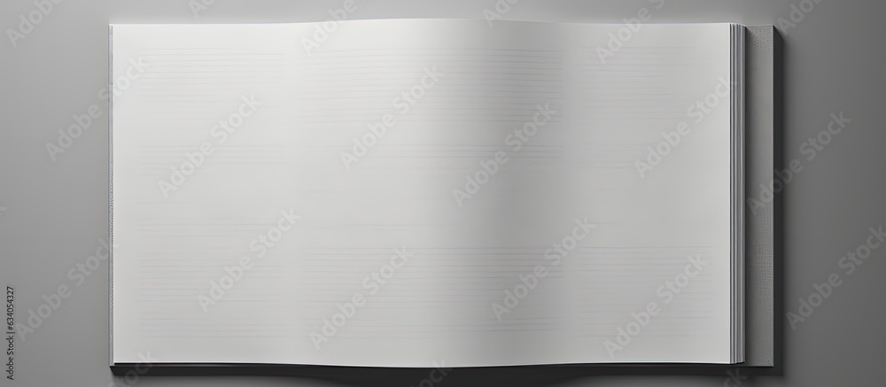 Grey background with a newspaper template Stock Photo | Adobe Stock