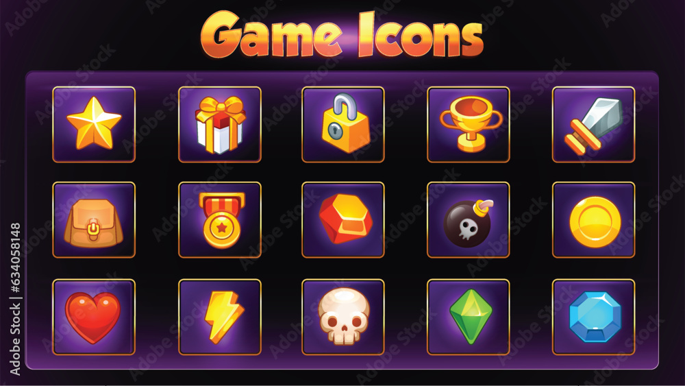 Fantasy RPG Icon Collection Unlock the Adventure of Game Assets ...