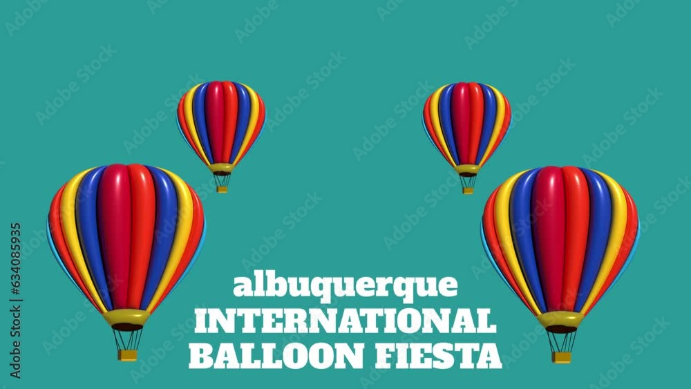 Hot air balloon animation. to commemorate the Albuquerque international ...
