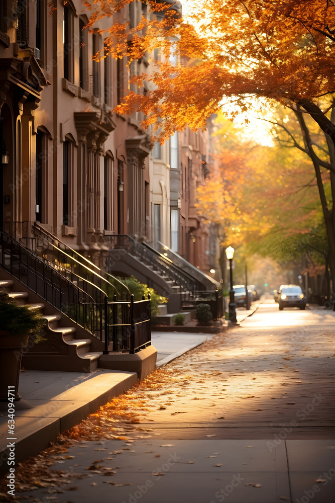 Zdjęcie Stock: The essence of city living with an iconic urban stoop in ...