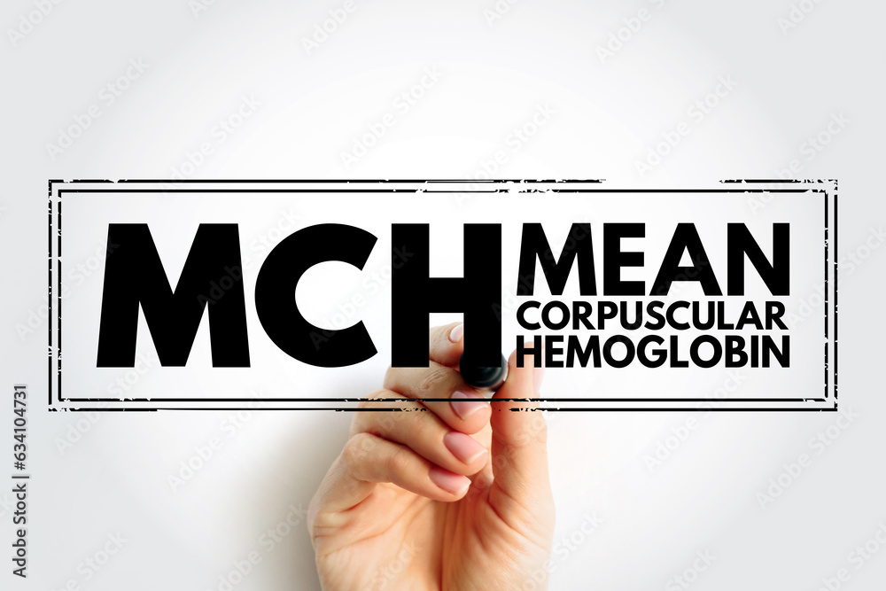 Foto de MCH Mean Corpuscular Hemoglobin - measure of the average amount ...