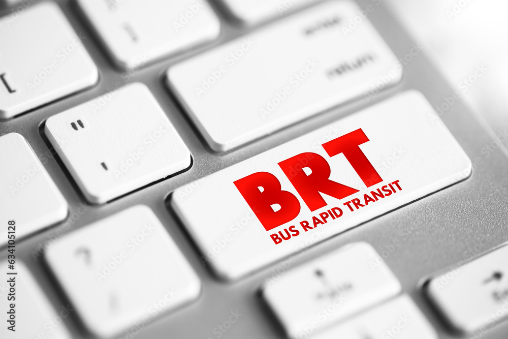 Foto de BRT - Bus Rapid Transit is a bus-based public transport system ...