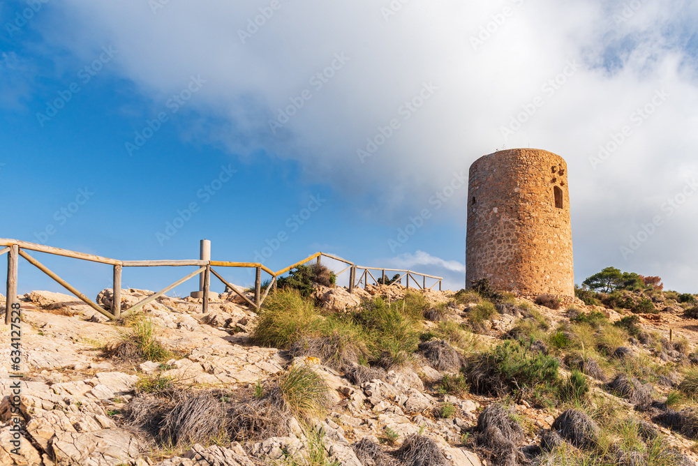 Watchtower of Cerro Gordo, also known as La Herradura or El Nogal tower ...