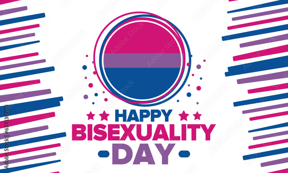Happy Bisexuality Day. Bisexual Pride and Bi Visibility Day. Bisexual ...