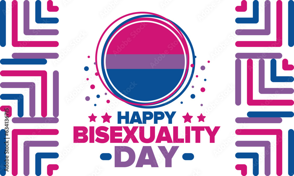 Happy Bisexuality Day. Bisexual Pride and Bi Visibility Day. Bisexual ...