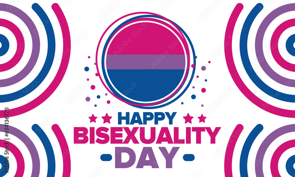Happy Bisexuality Day. Bisexual Pride and Bi Visibility Day. Bisexual ...