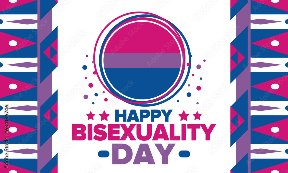 Happy Bisexuality Day. Bisexual Pride and Bi Visibility Day. Bisexual ...