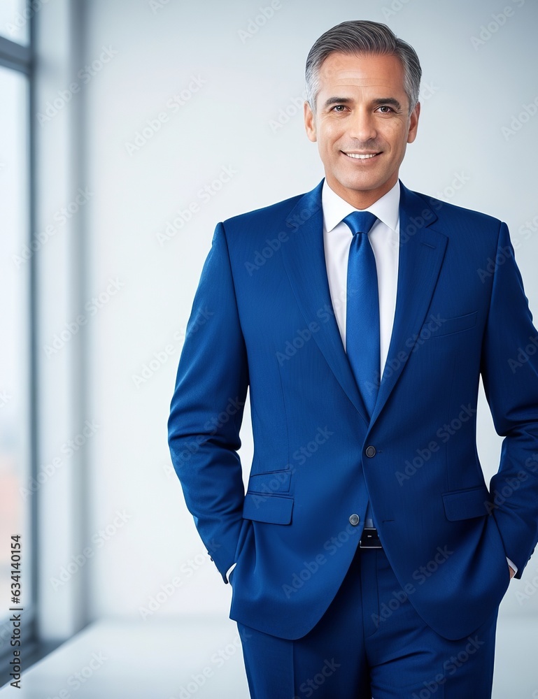 CEO Mature et Assuré: Symbole du Leadership et du Succès en Entreprise ...