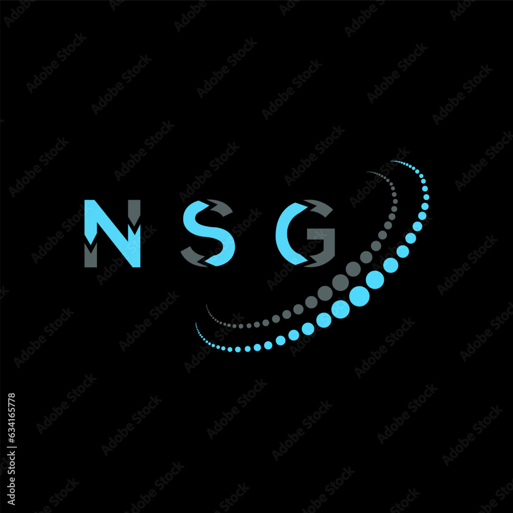 NSG letter logo abstract design. NSG unique design, NSG letter logo ...