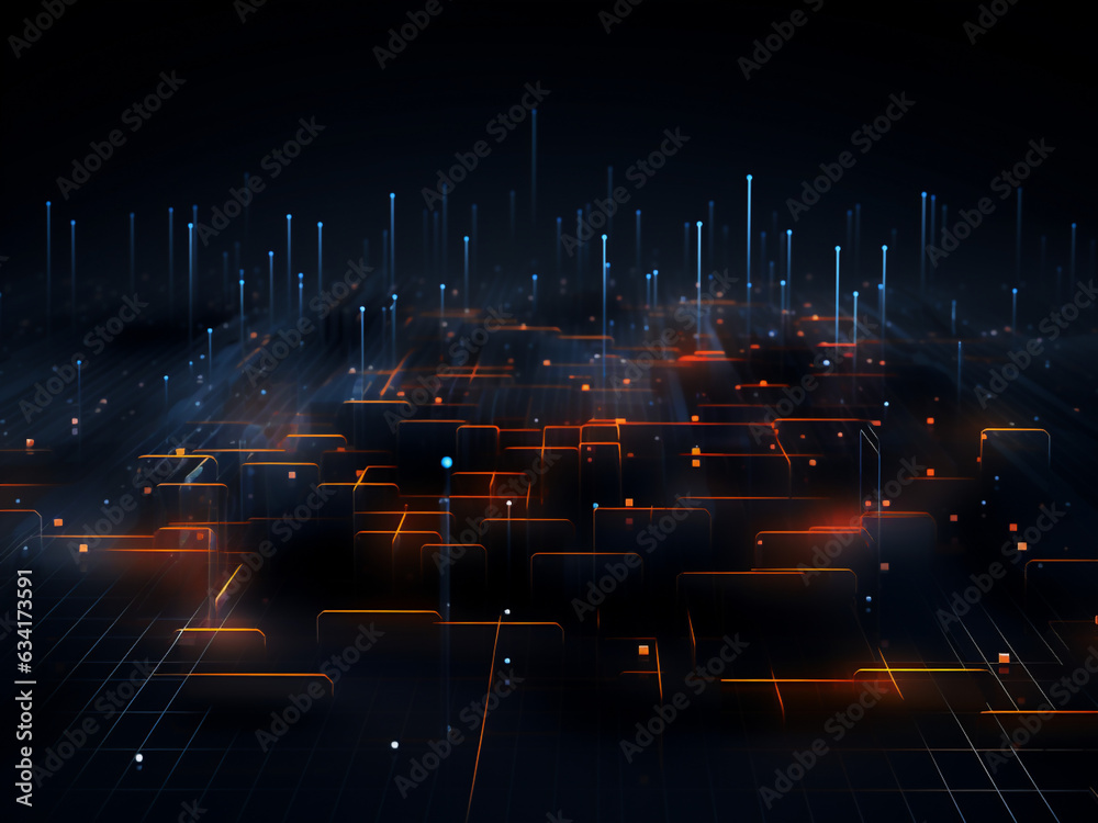 Dark digital background; a rich blend of network, wallpaper, and ...