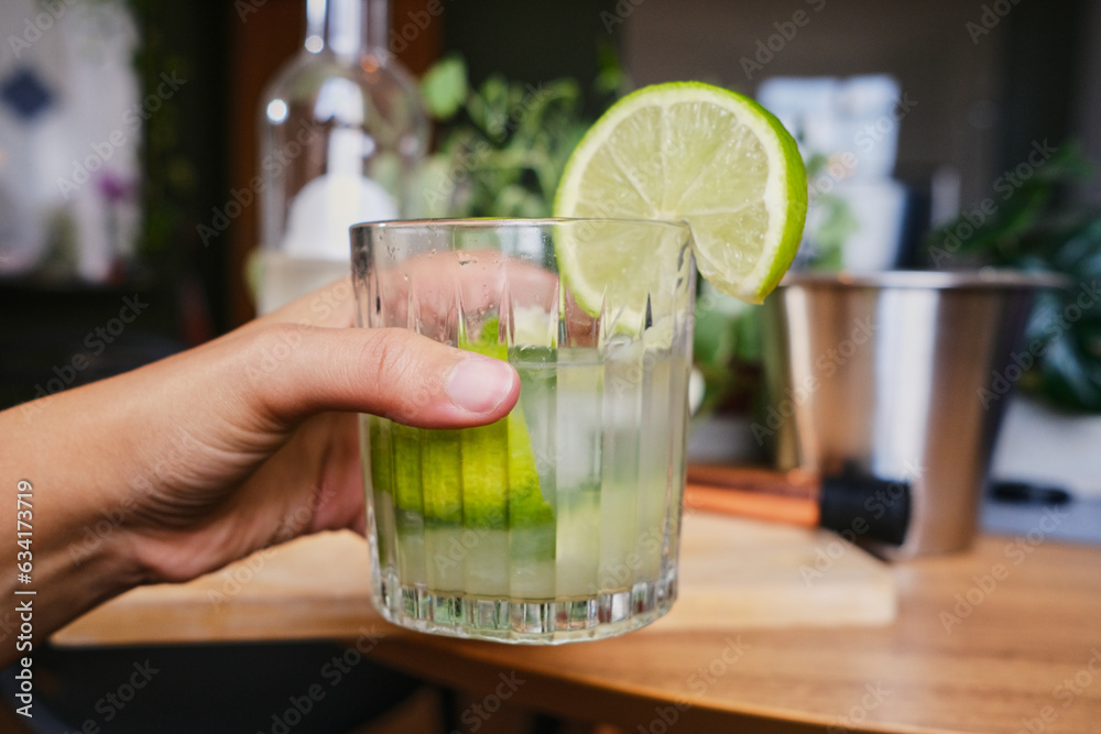 caipirinha / caipivodka - drink típico brasileiro Stock Photo | Adobe Stock