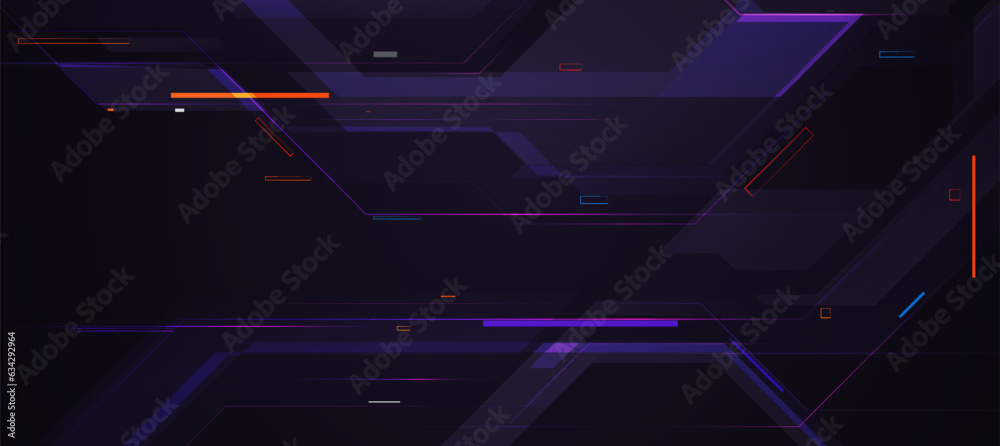 The cyber digital background and furturistic technology ,game tech ...