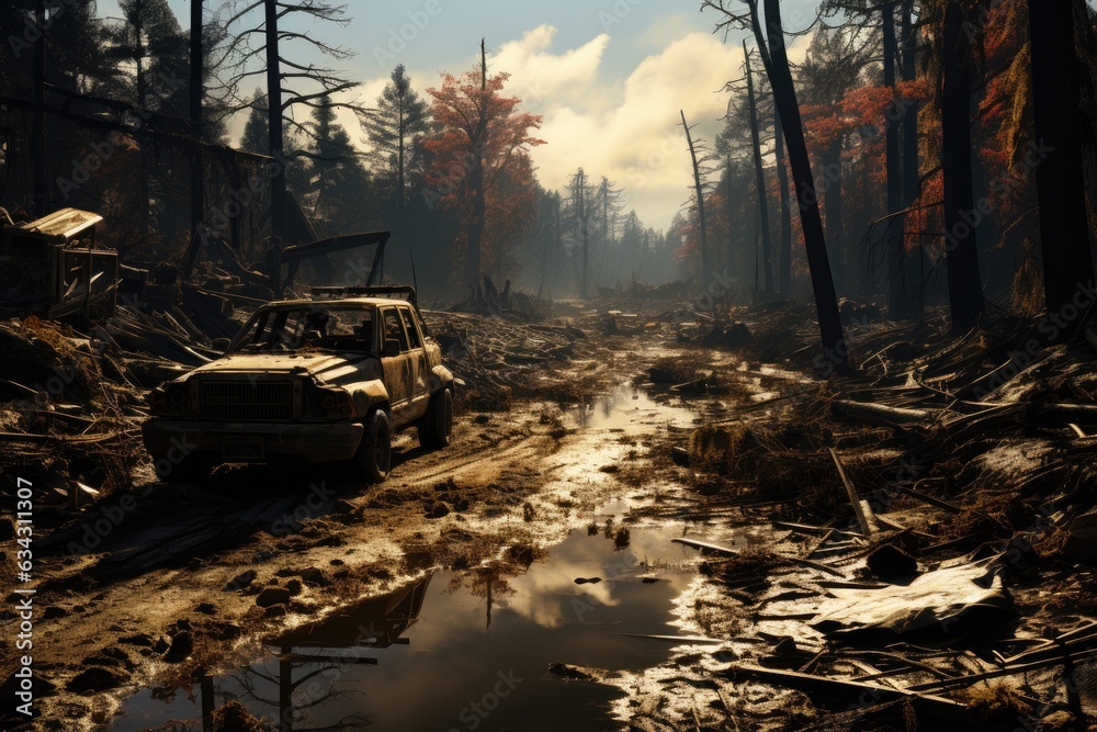 Tracing the Path of Destruction: Visual Narratives Depicting the ...