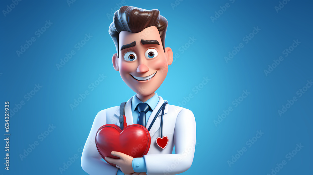 Doctor, Nurse, Medical team, Cartoon character, holding medical card ...