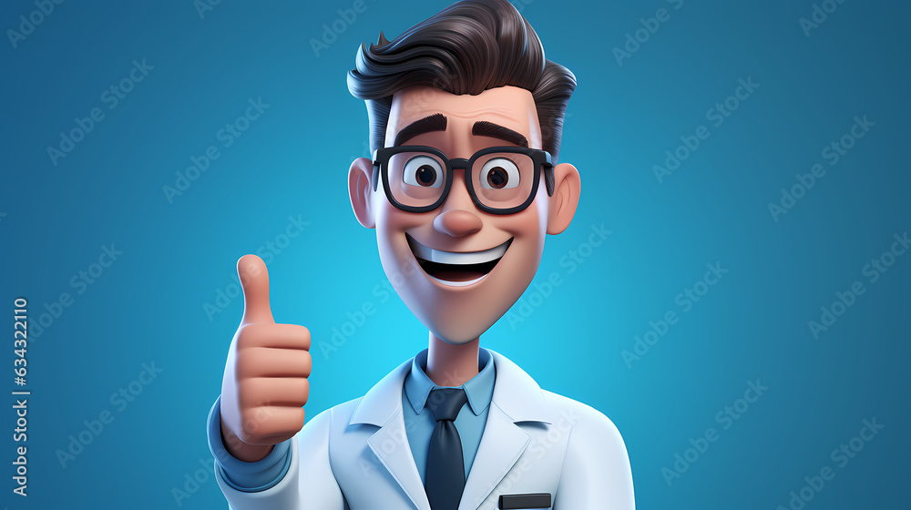 Doctor, Nurse, Medical team, Cartoon character, holding medical card ...