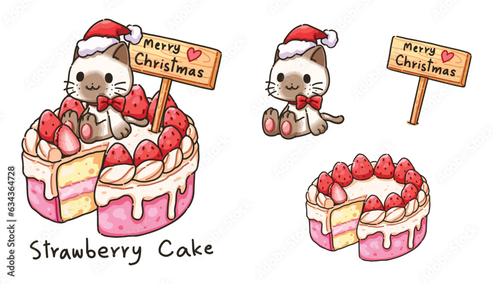 Vetor de Cute design element cartoon, cartoon illustration of little ...