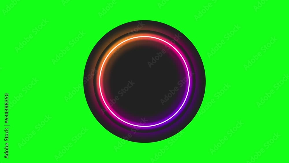 Circle shapes animated. Lower thirds motion graphic elements with ...