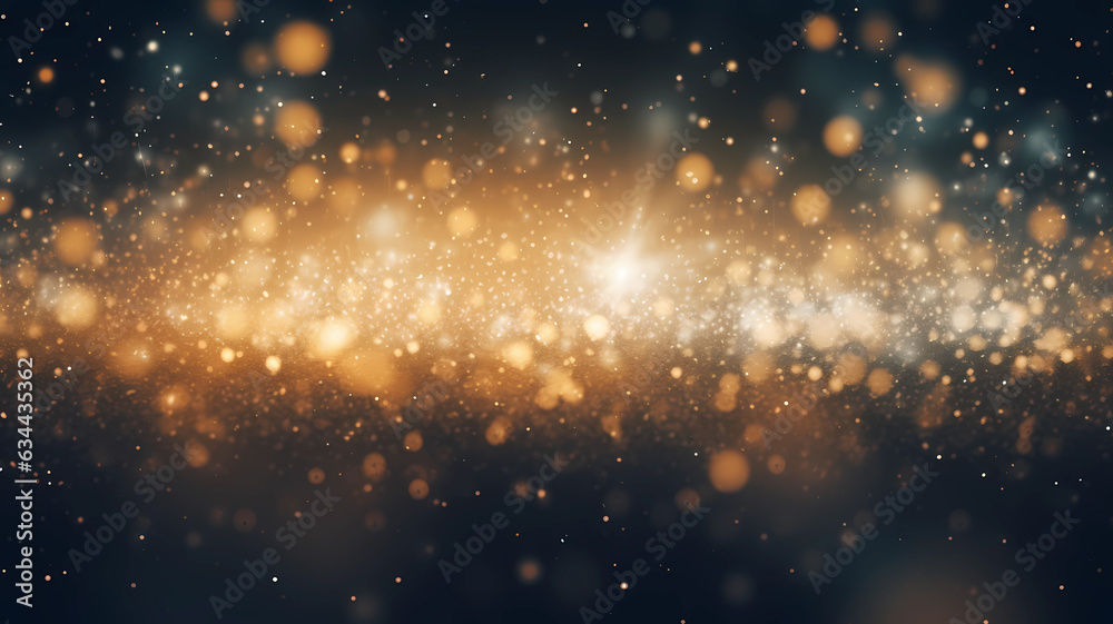 Beautiful and dazzling particle light effect background Stock ...