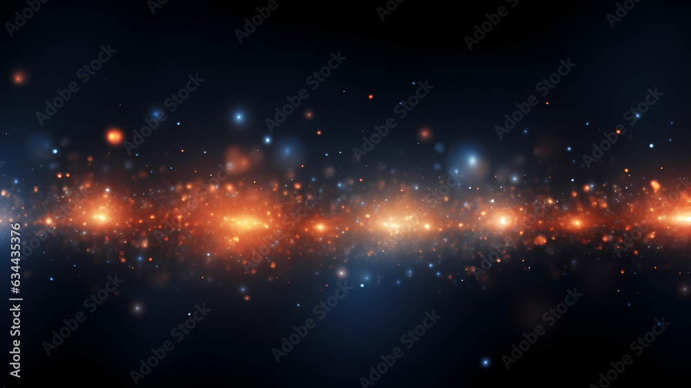 Beautiful and dazzling particle light effect background Stock Photo ...