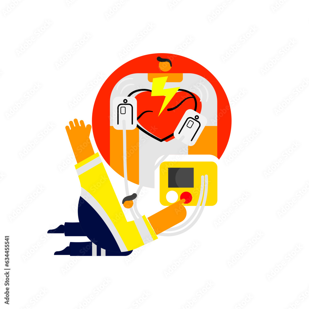 Cartoon characters for early defibrillation in out hospital cardiac ...