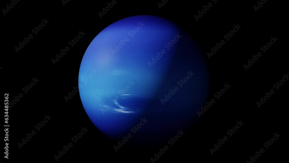 Planet Neptune with alpha channel overlay view from outer space 3d ...