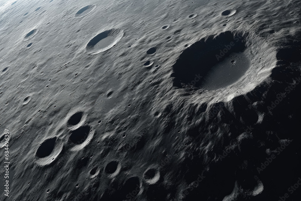 Marvel at the beauty of the moon and Earth, with the moon's craters ...