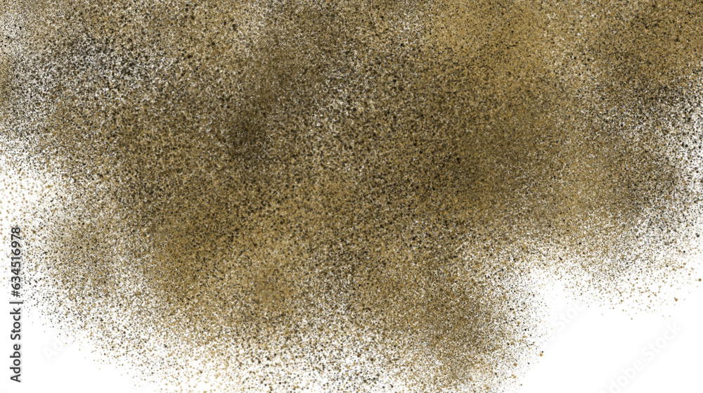 Seamless dust and debris particles 3d rendering on transparent ...