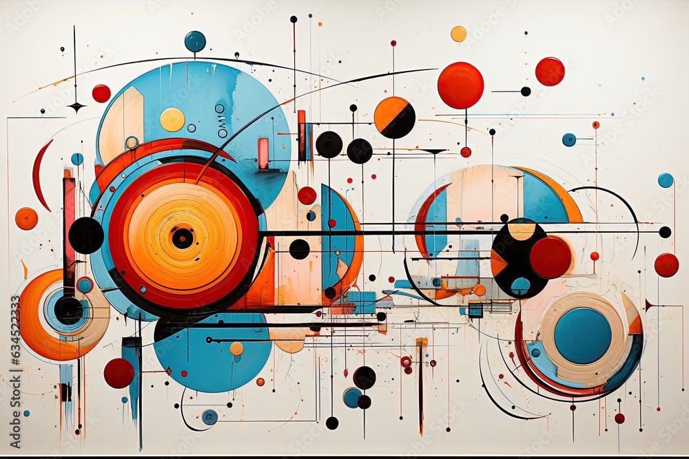 minimalist design using AI, focusing on simple shapes, clean lines, and ...