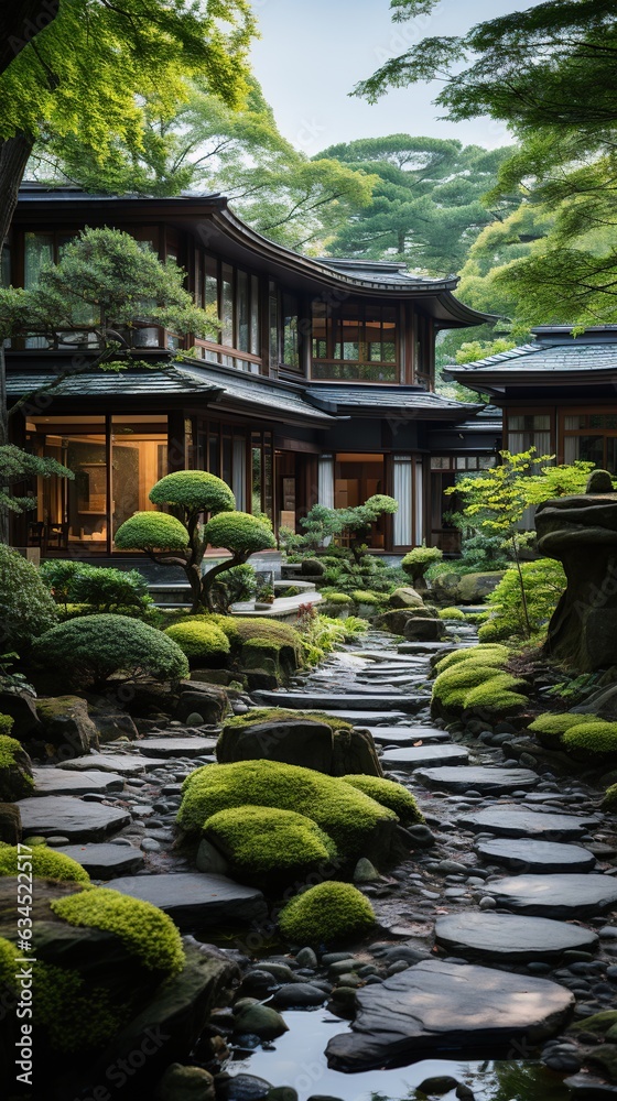 Zen Garden Retreat: Find serenity in a Zen garden, complete with ...