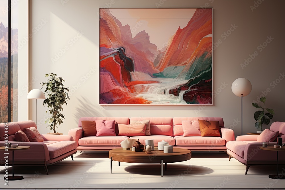 minimalist design using AI, focusing on simple shapes, clean lines, and ...