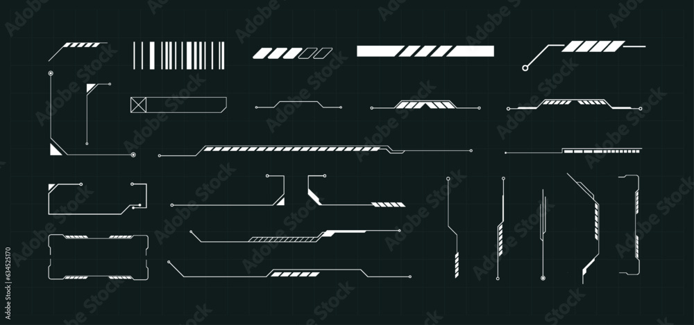 Sci Fi Futuristic Hud Dashboard Display Virtual Reality Technology Screen Futuristic User