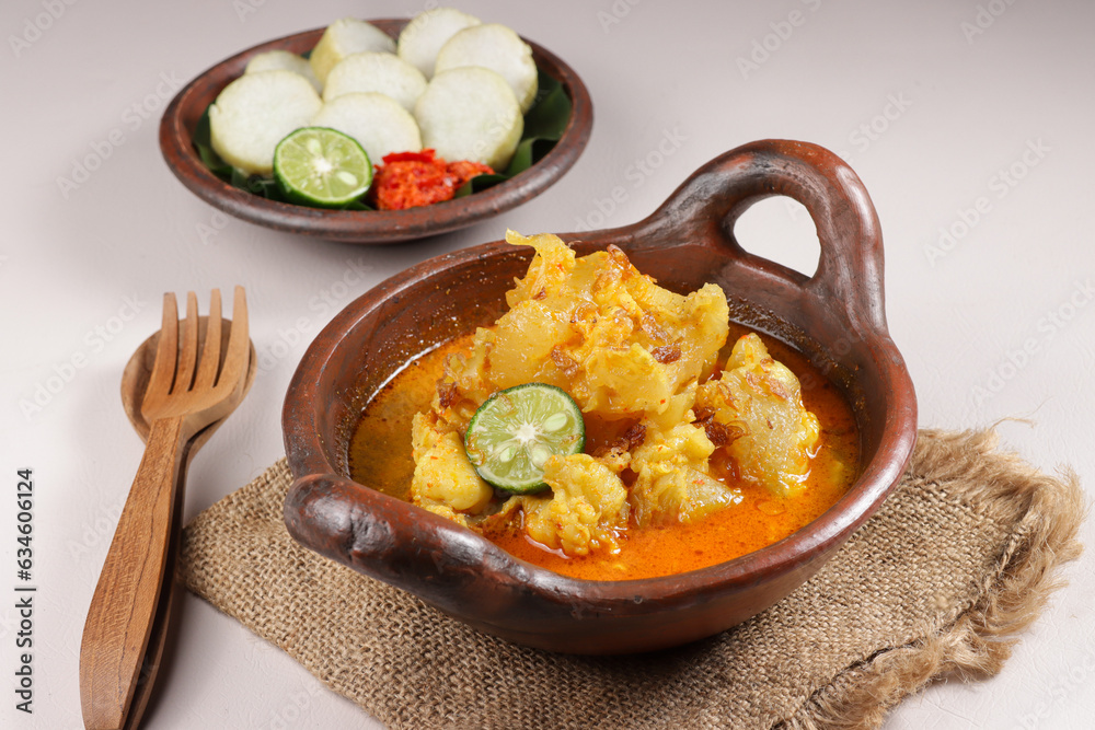 Lontong Kikil is Traditional Indonesian Food from Surabaya Jawa Timur ...