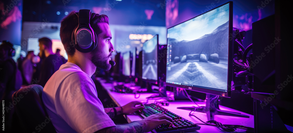 World region gaming expo, gaming industry event or gaming competition ...