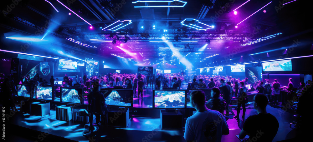 World region gaming expo, gaming industry event or gaming competition ...