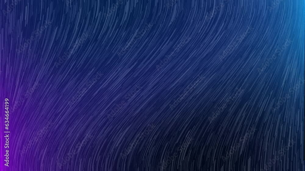 Meteor falling rain particles, 4K,Abstract Digital Data transfer in ...