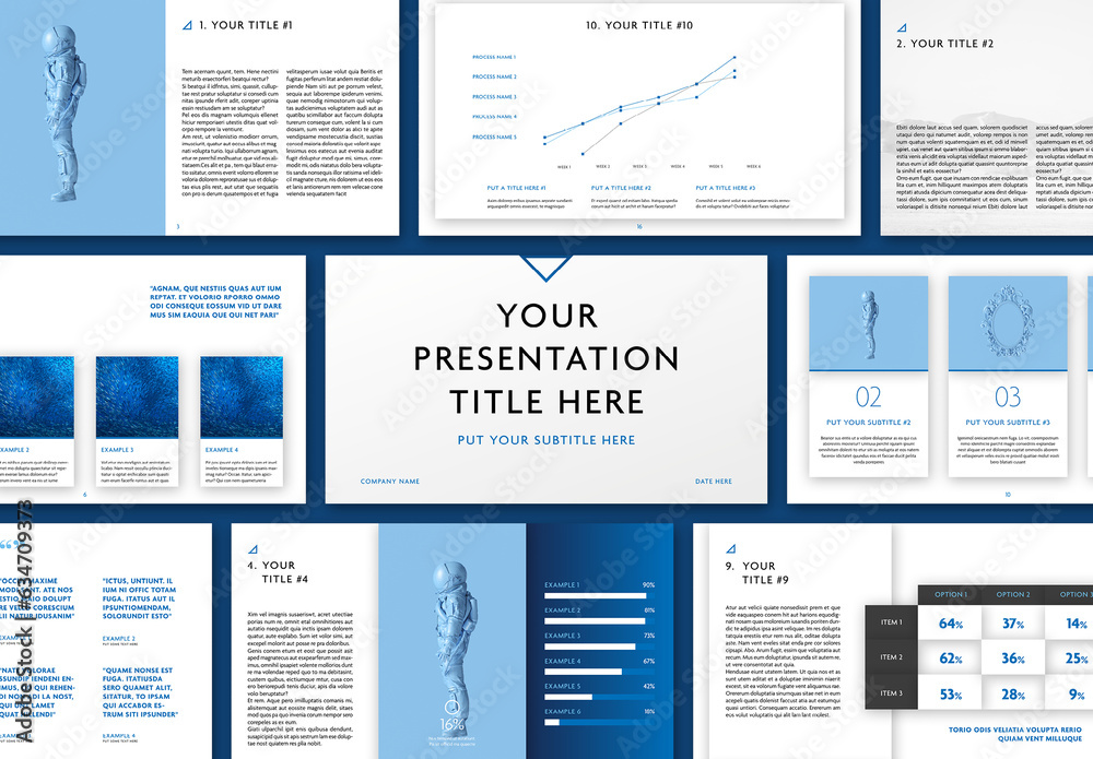 Modern Presentation Layout Stock Template | Adobe Stock