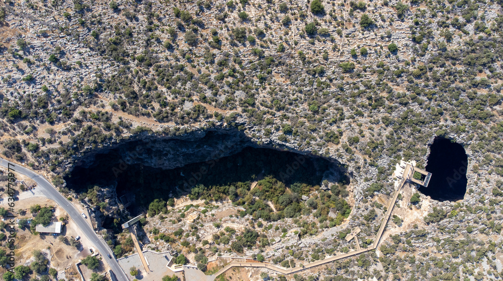 Heaven and hell (Cennet and Cehennem) are two large sinkholes, There is ...