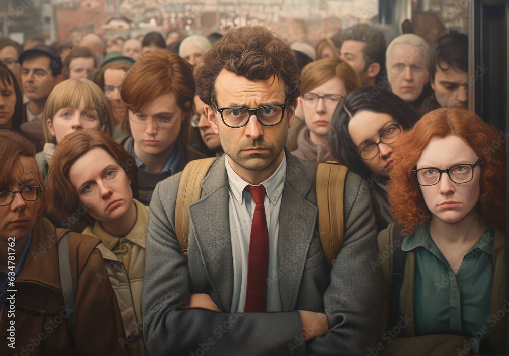 Impatient Expression: In this scene, the worker's facial expression ...