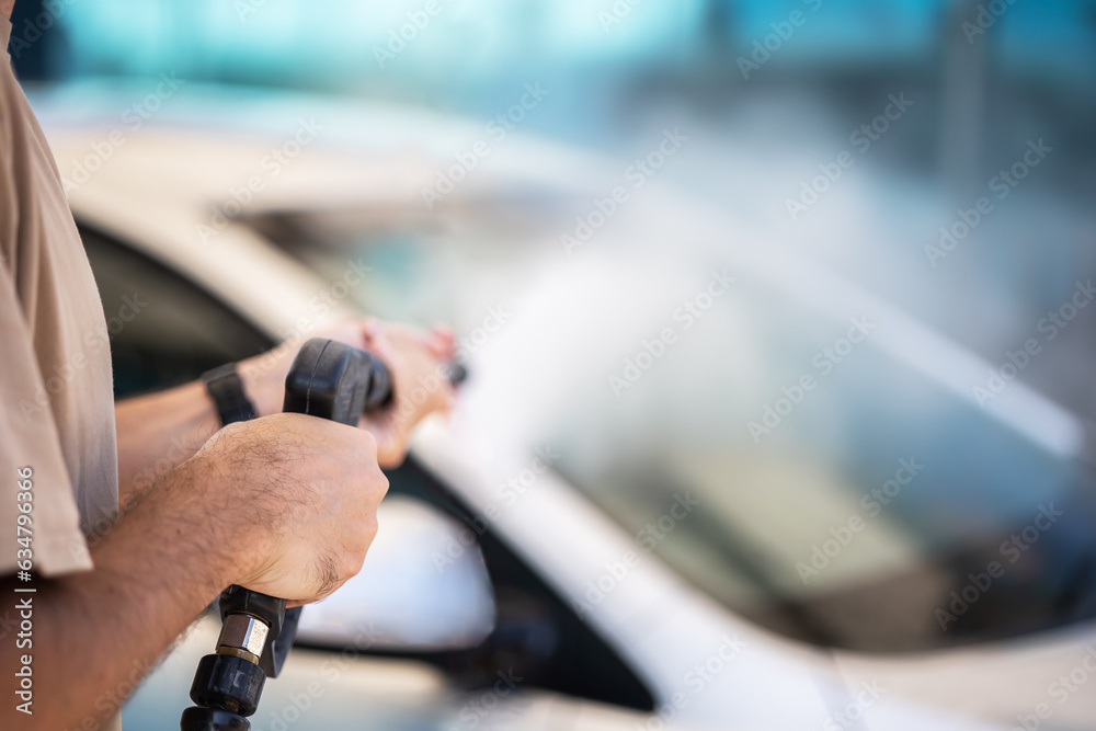 Step 5: Apply osmosis filtered water to the machine so that there are ...