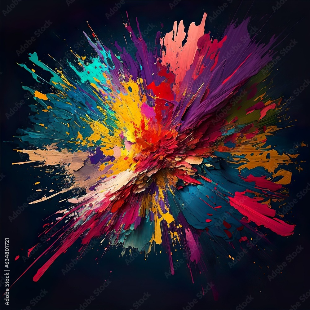 A masterpiece of digital creativity and color! In this captivating work ...